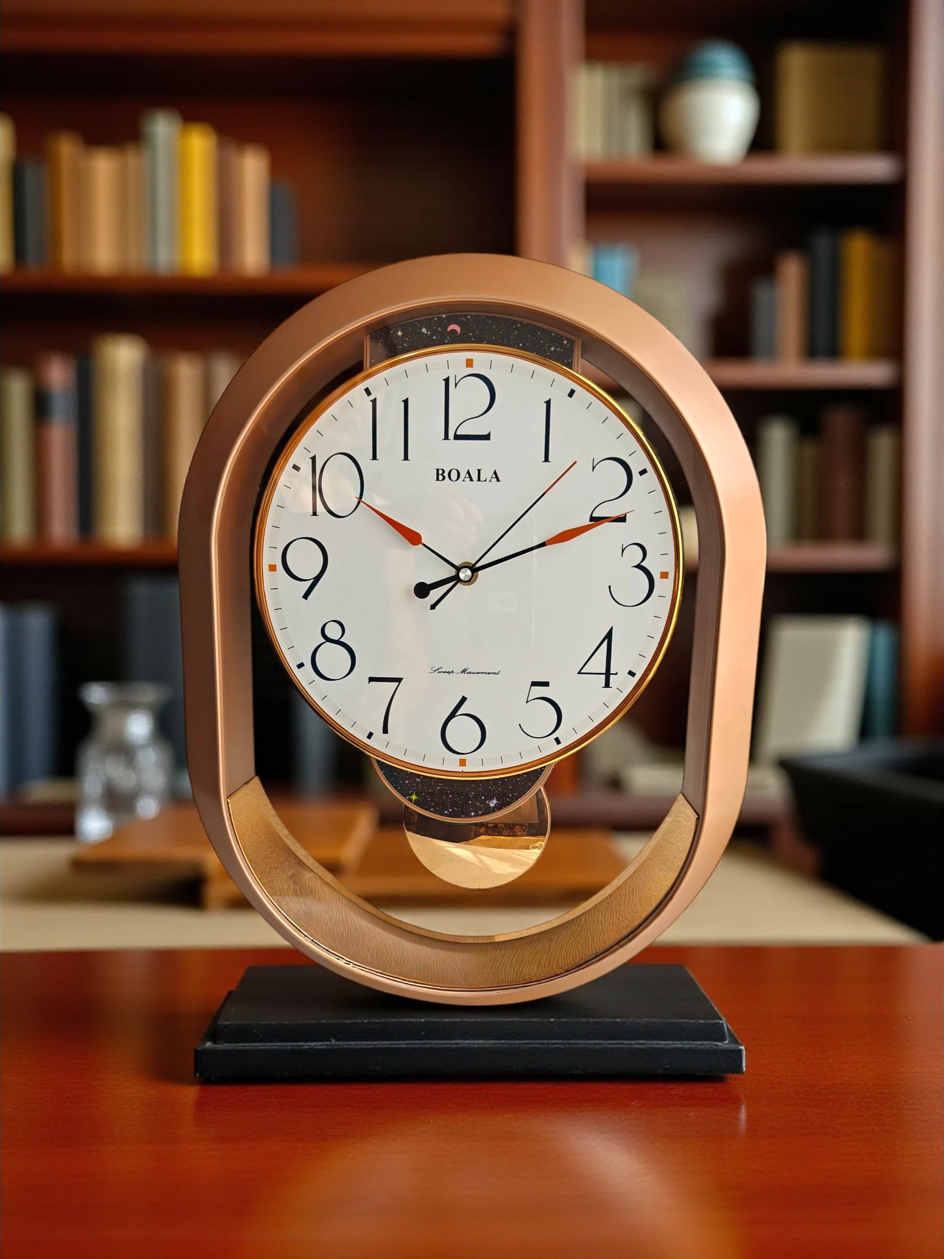 Ceas de perete cu pendul silențios 46 cm - Buget Mic